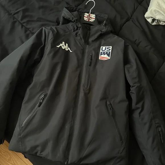Kappa Black Jacket with US Ski Team